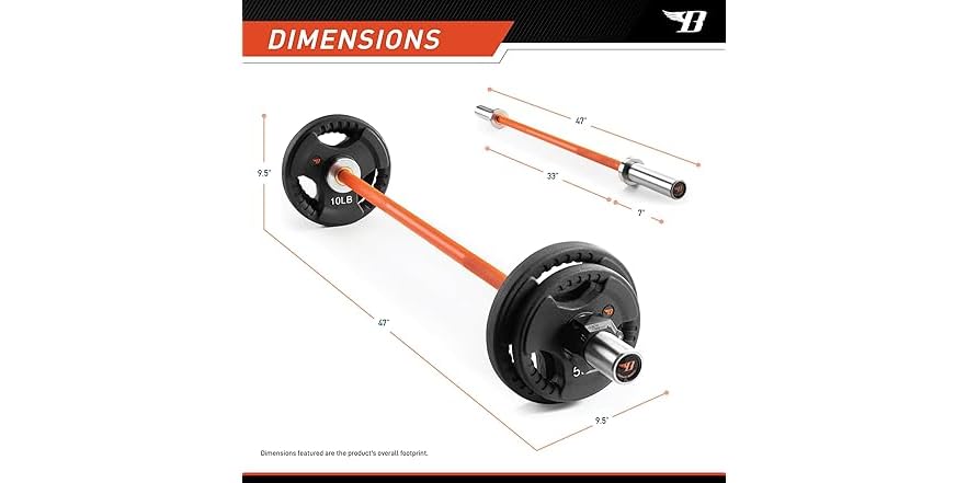 Bionic Body Short Olympic Barbell Set