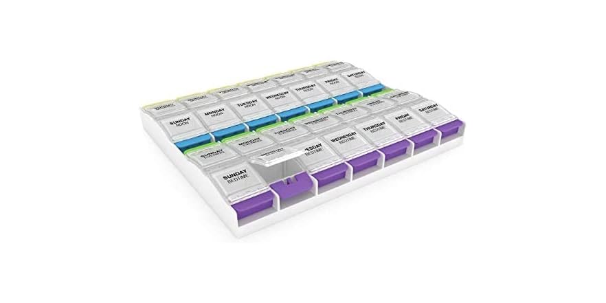 EZY DOSE Push-Button Medtime Planner