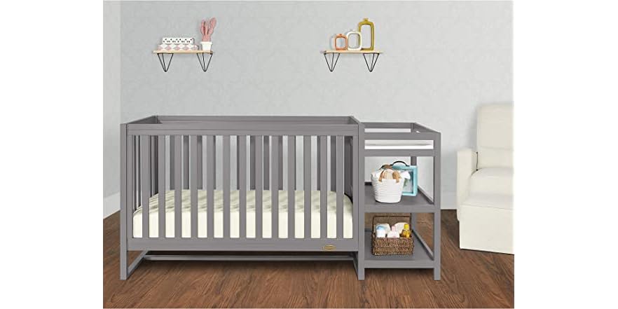 Dream On Me Milo 5 in 1 Convertible Crib