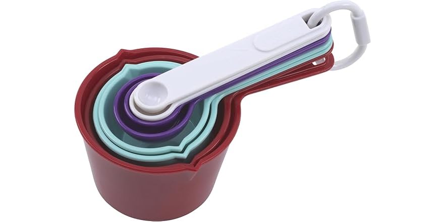 GoodCook Everyday 8‑Piece Measuring Cup & Spoon Set