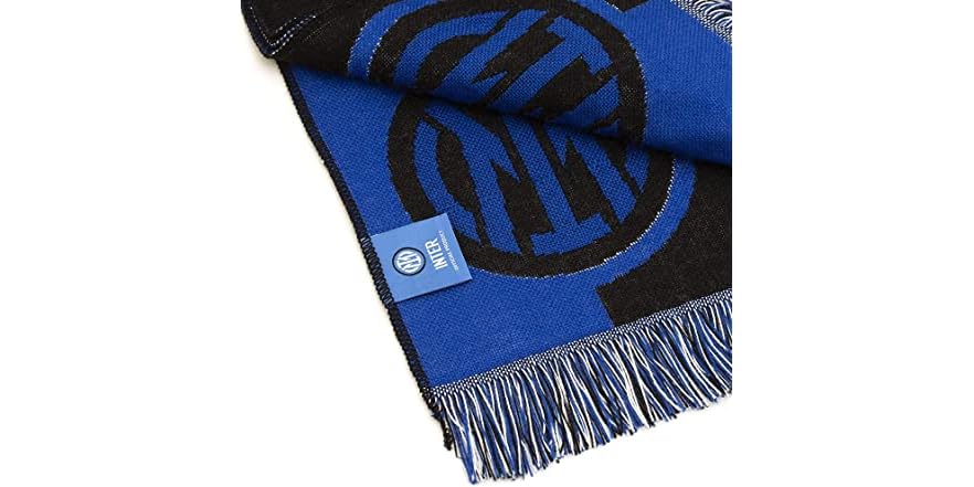 Inter New Logo Jaquard Scarf