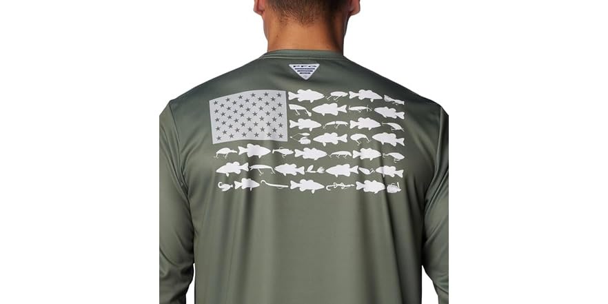 Columbia Men's Tackle PFG Fish Flag
