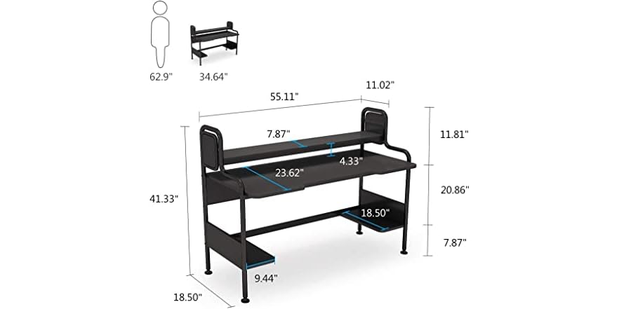 Tribesigns 55" Computer Desk