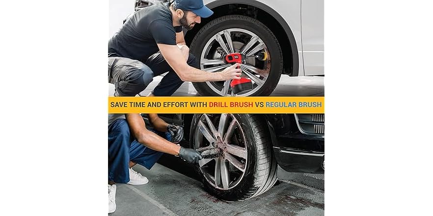 SCRUBIT Drill Brush Attachment Set