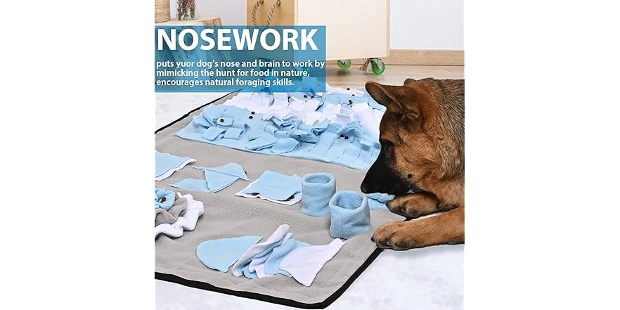 Pet Snuffle Activity Mat for Dogs & Cats