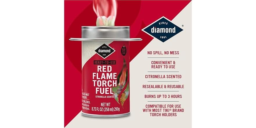 Diamond® Red Flame Torch Fuel 4Pk