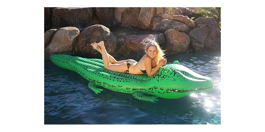 GoFloats BigAl' Inflatable Alligator