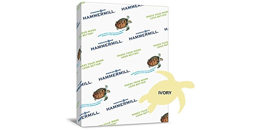 Hammermill Paper 8.5x11 Ivory 500sheets
