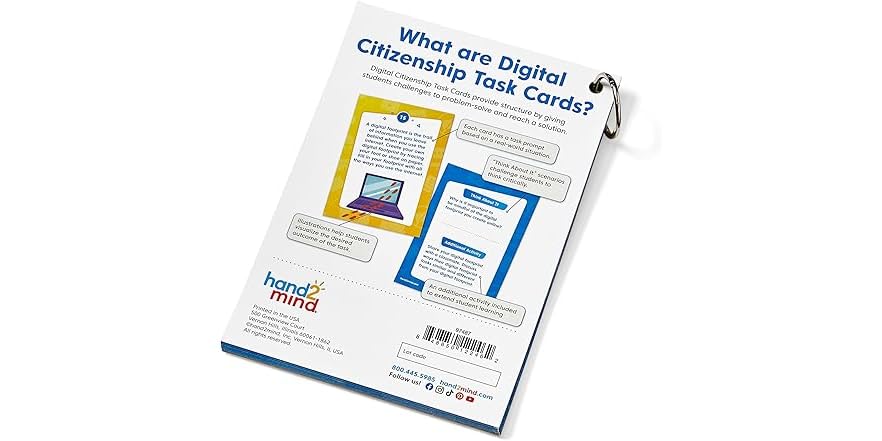 Digital Citizenship Beginner Task Cards