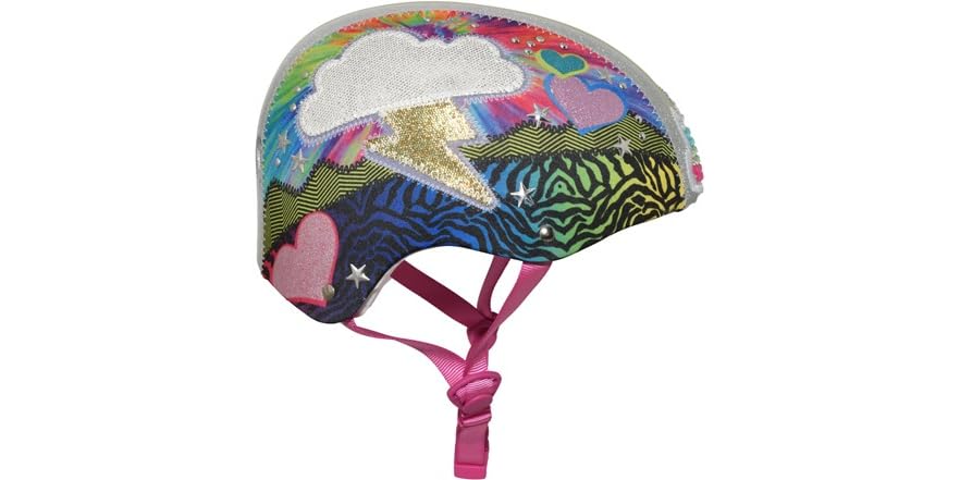 Raskullz Girls Loud Cloud Sparkle Helmet
