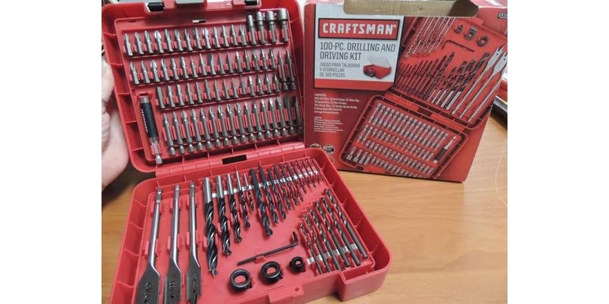 Craftsman 100-Piece Drilling Kit