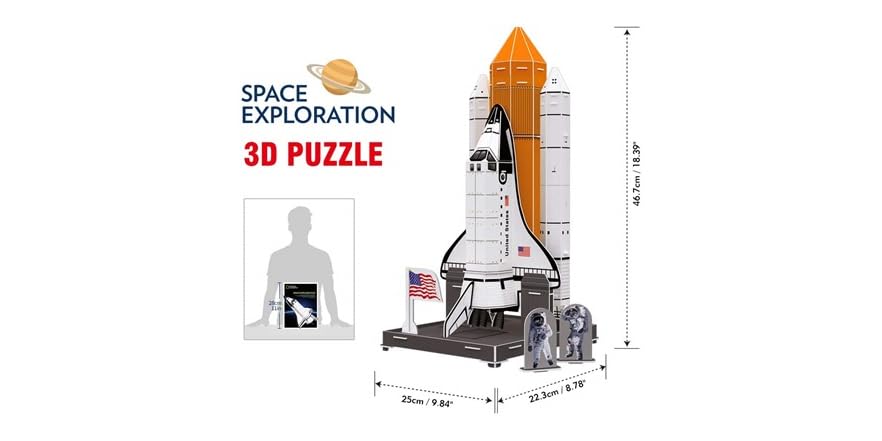 CubicFun 3D NASA Space Ship Model