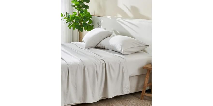 Pre-Washed Microfiber Ultra-Soft Solid Bed Sheet Set