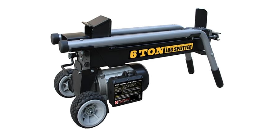 6-Ton Electric Log Splitter