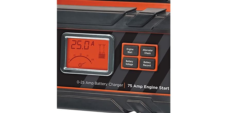 BLACK+DECKER 25amp/12V Bench Battery Charger