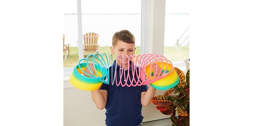 Green Sky 7" (175MM) Rainbow Jumbo Slinky
