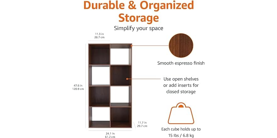 Amazon Basics Storage Cube Shelf