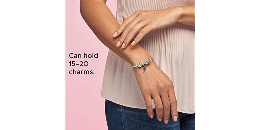 Pandora 590741CZ-18 Sterling Silver and 14K Yellow Gold