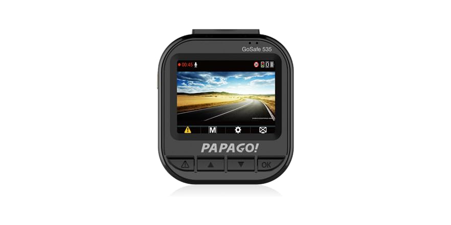 Papago GoSafe 535 Super HD Dash Cam w/ 8GB Memory Card