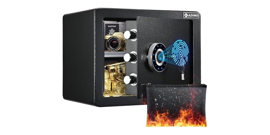 ADIMO BGX-M/D-30D Biometric 1.2 CuFt Fingerprint Safe