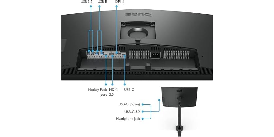 BenQ 27" Ergo Arm 4k Monitor | PD2705UA