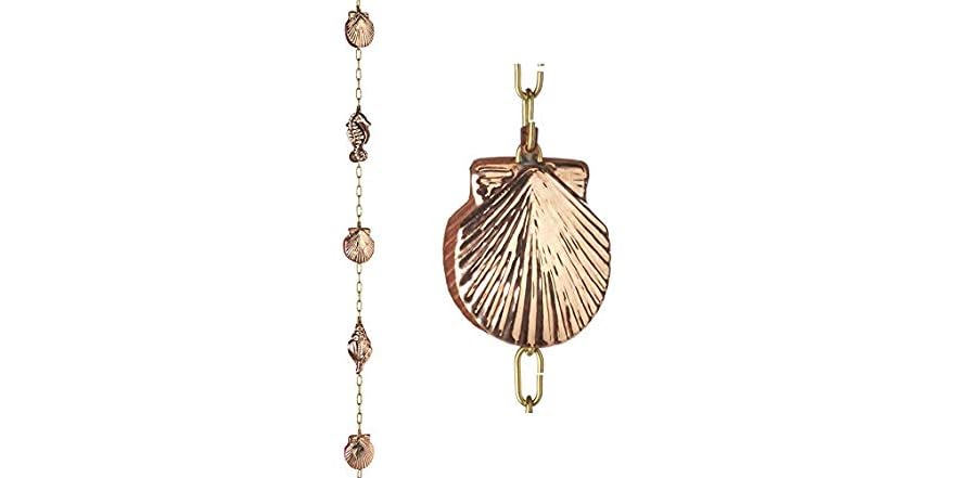 Seashore Copper Rain Chain