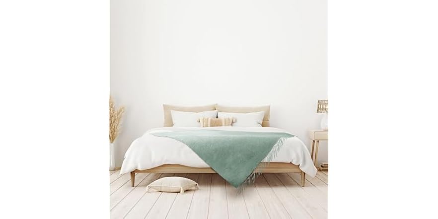 Safdie & Co. Faux Cashmere Throw Blanket