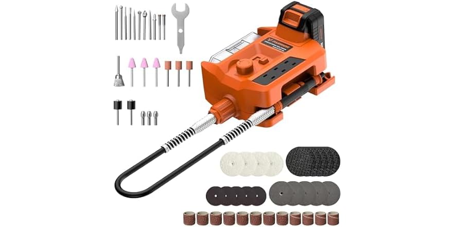 PARRIOR ML-MD07-200 Cordless Mini Grinder Kit