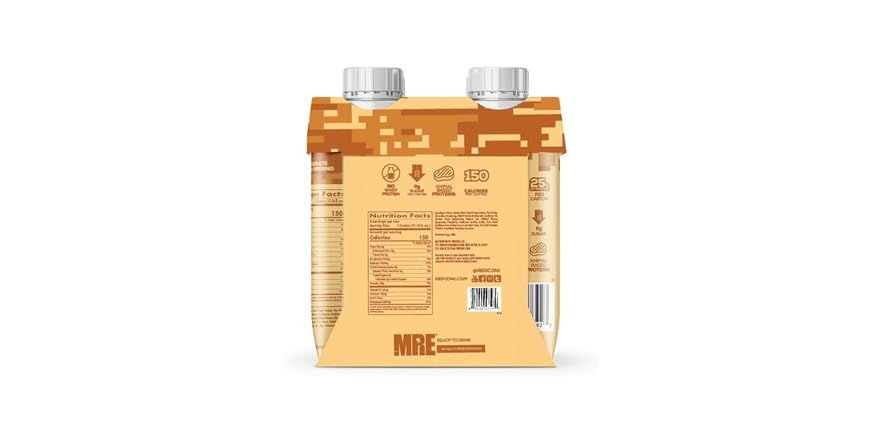 (12 Pack) Redcon1 MRE RTD Protein Shakes, Salted Caramel