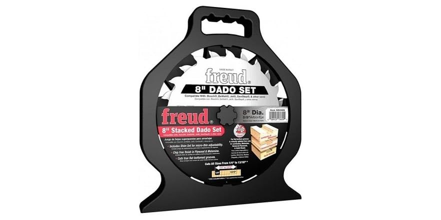 Freud SD208 8" Professional Dado Set