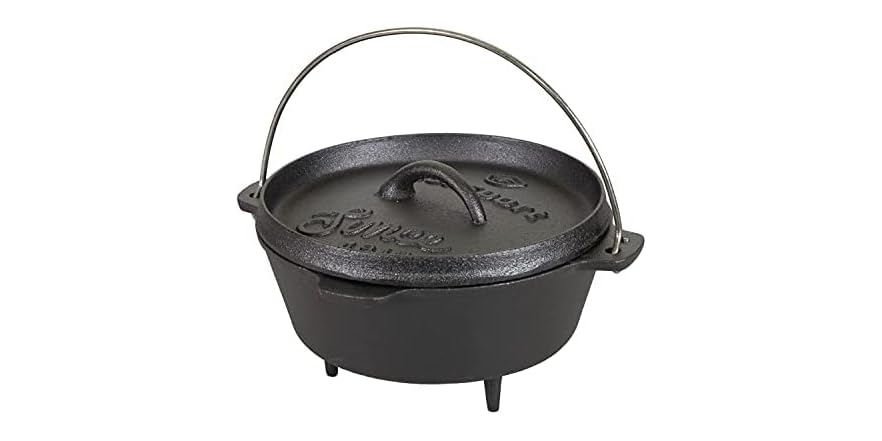Stansport Cast Iron Dutch Oven - 2 Qt