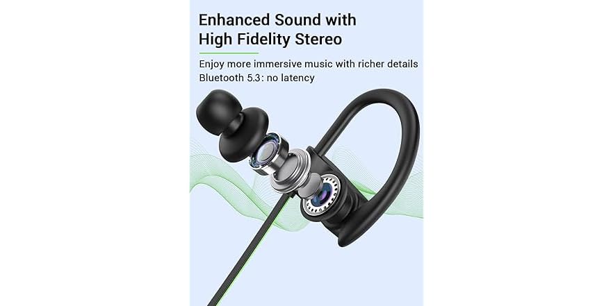 Sports Bluetooth Waterproof Earbuds