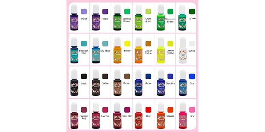 Pigment 24 Colors Epoxy Resin Dye