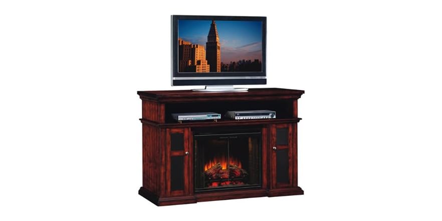 Media Mantel w/Electric Fireplace Insert