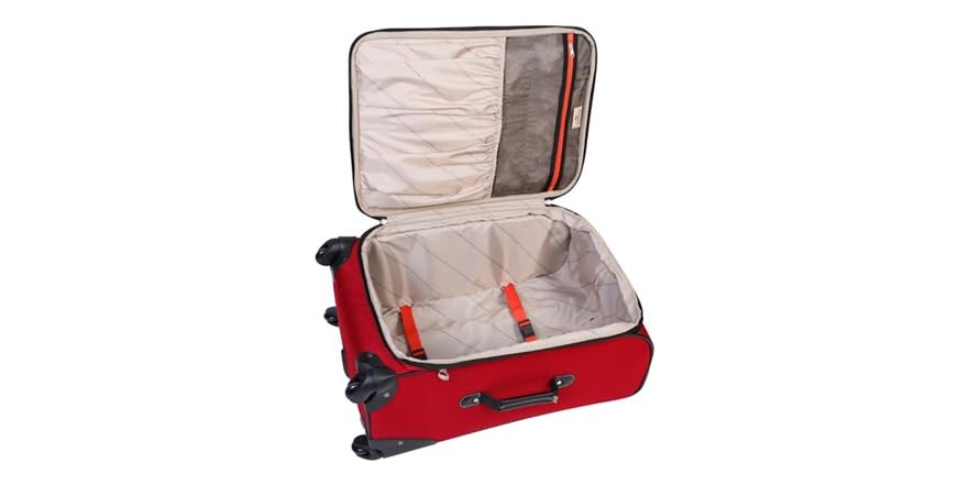 Dockers Presidio 3-Pc Softside Luggage Set -Red