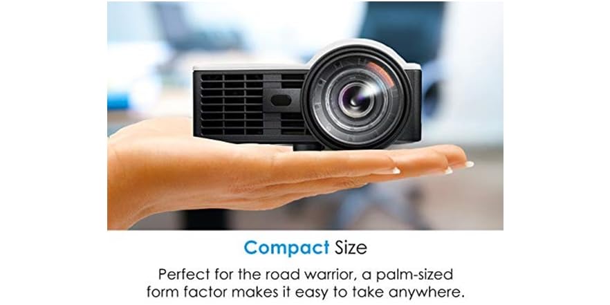 Optoma ML1050ST+ Portable LED WXGA Mini Projector