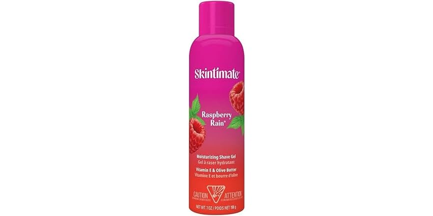 Skintimate Raspberry Rain Womens Moisturizing Shave Gel, 198g