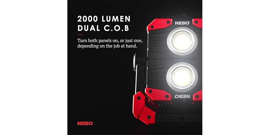 NEBO OMNI 2K Work Light: 2000 Lumen