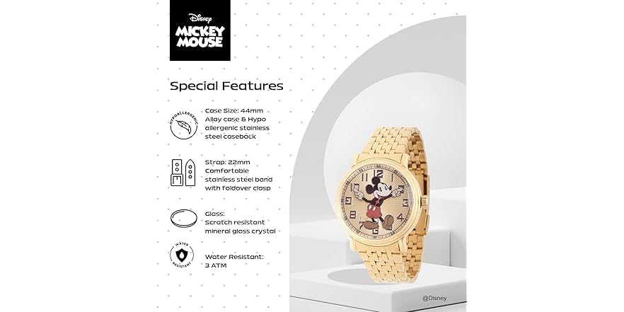 Disney Men Mickey Watches 1 - Case / Bracelet