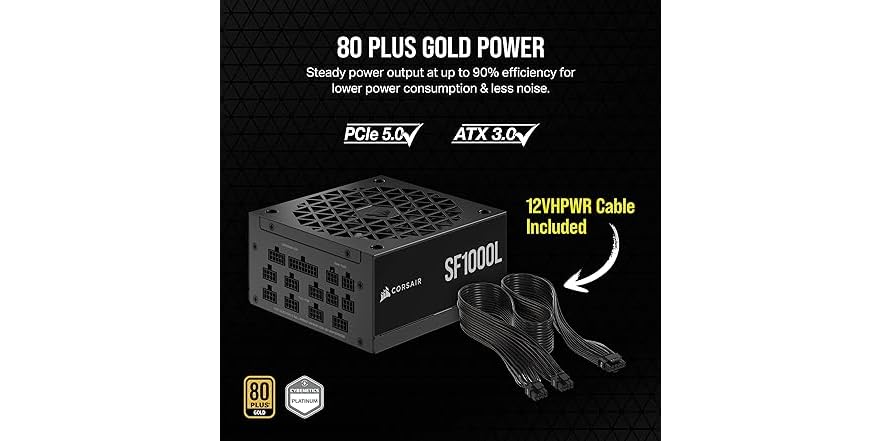 Corsair 1000W Fully Modular SFX Power Supply
