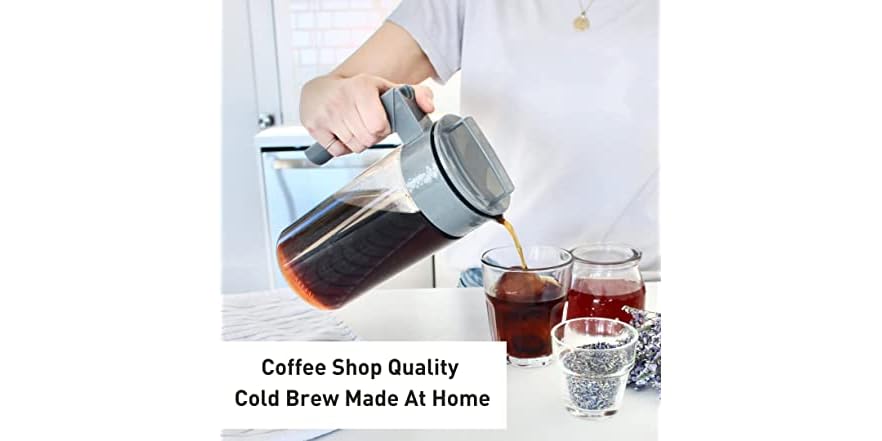 Takeya Deluxe Cold Brew Coffee Maker, 1 Qt