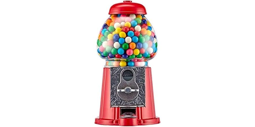 Classic Red Gumball Machine