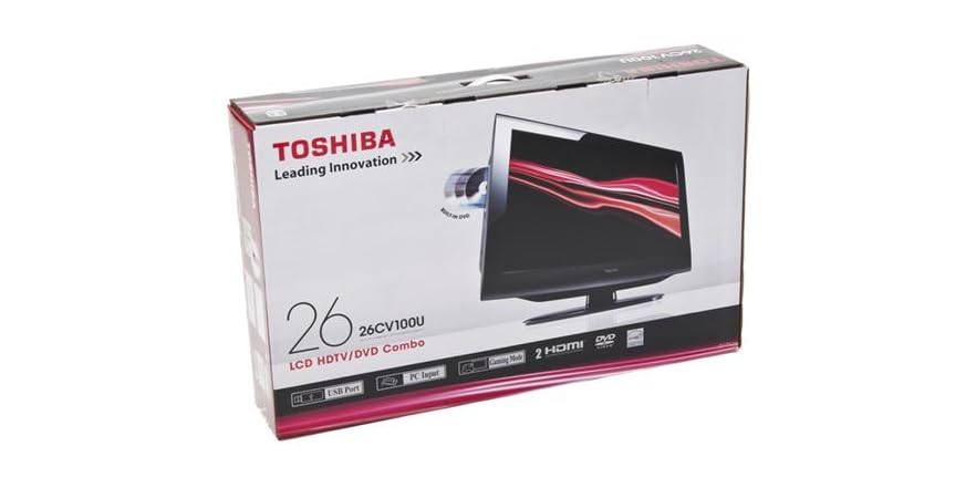 Toshiba 26” LCD HDTV with Built-in DVD Player