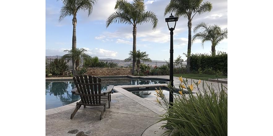 TruePower Cast Aluminum Solar LED Streetlight Lamp