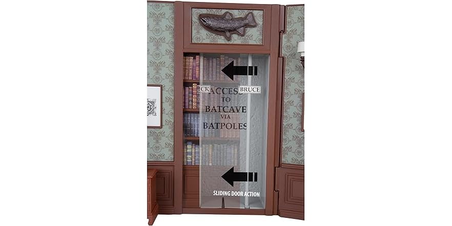 DC Retro Wayne Manor Library Playset