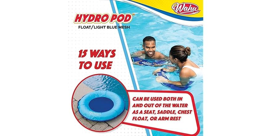 Wahu Hydro Pod Pool Float 21" Light Blue