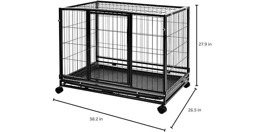 Amazon Basics Dog & Pet Kennel with Tray