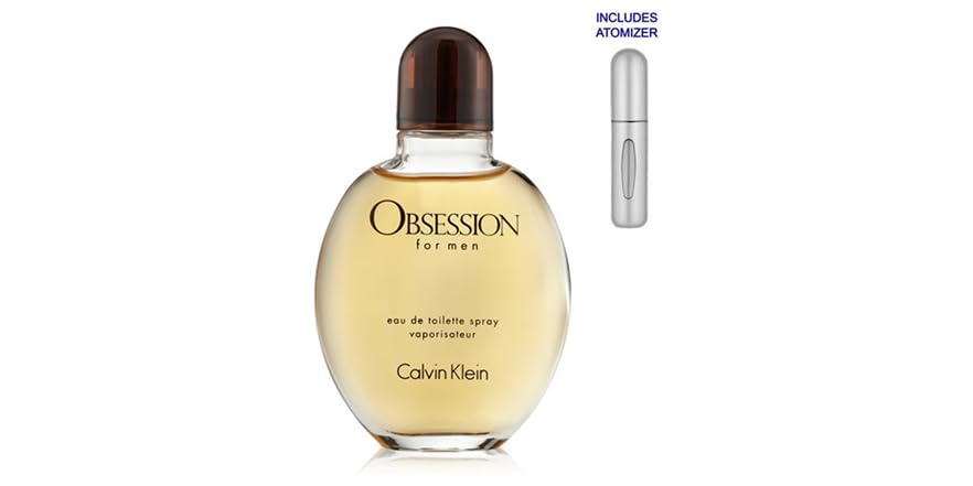 Obsession Men Calvin Klein EDT w Travel Atomizer