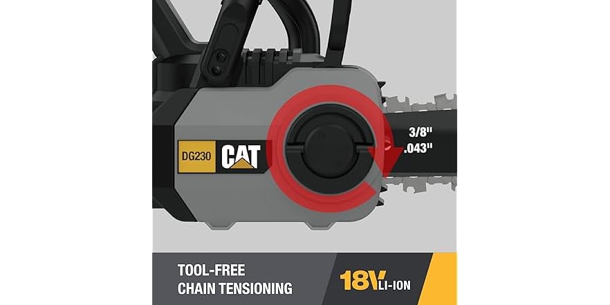 Cat DG230 18V Brushless 12” Chainsaw