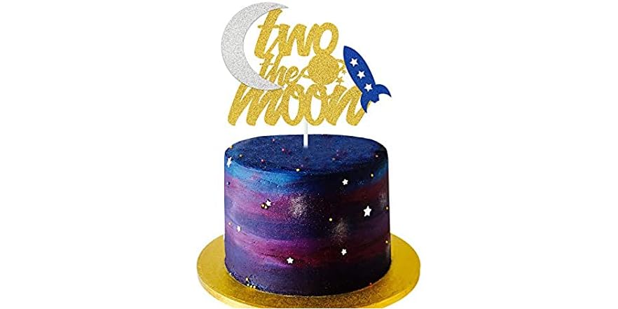 Two The Moon Cake Topper Two The Moon w